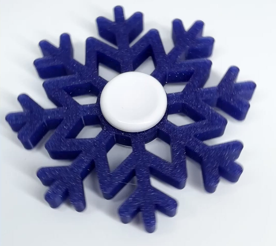 Snowflake Fidget Spinner – Liquid Layers and Daisy Dips Nail Co.